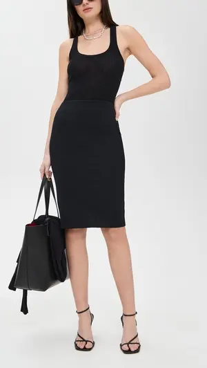 Spanx Ponte Pencil Midi Skirt