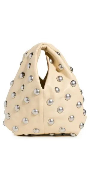 A.L.C. Simone Studded Lambskin Bag - Butter/nickel