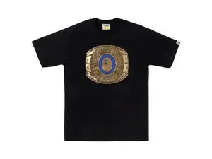 A BATHING APE Foil College Ring C Tee Shirt