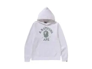 A BATHING APE Bitmap College Pullover Hoodie