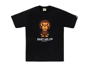 A BATHING APE Boa Baby Milo C Tee Shirt - Black
