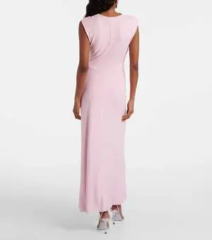 Simkhai Acacia Ruched Maxi Dress - Pink
