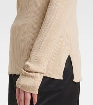 TOTEME Jersey Polo Sweater