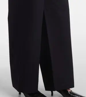 TOTEME Mid-rise Cotton Twill Chinos - Blue