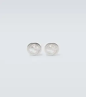 Gucci Interlocking G Sterling Cufflinks - Silver