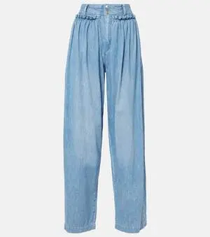 Isabel Marant Étoile Inaya High-rise Wide-leg Jeans - Blue
