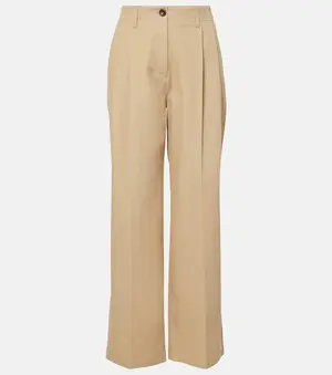 TOTEME Cotton Wide-leg Trousers