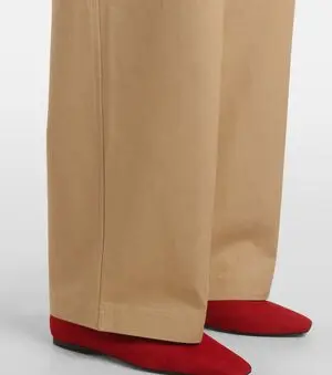 TOTEME Cotton Wide-leg Trousers