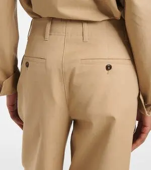 TOTEME Cotton Wide-leg Trousers