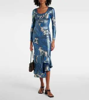 Etro Printed Midi Dress