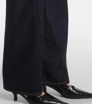 TOTEME Mid-rise Straight Leg Jeans - Blue