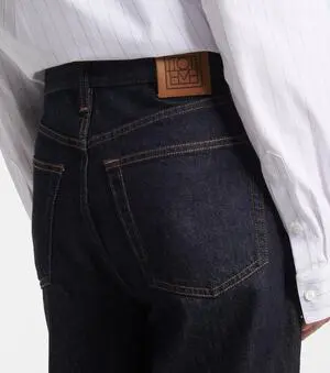 TOTEME Mid-rise Straight Leg Jeans - Blue