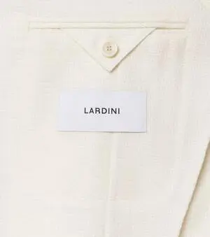 LARDINI Wool, Linen, And Silk Blazer