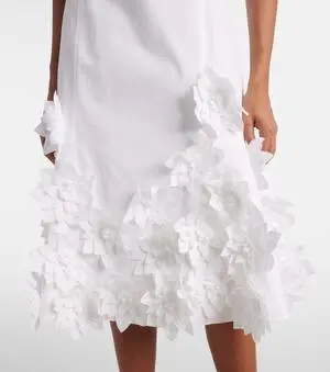 Simkhai Bella Floral-appliqué Midi Dress