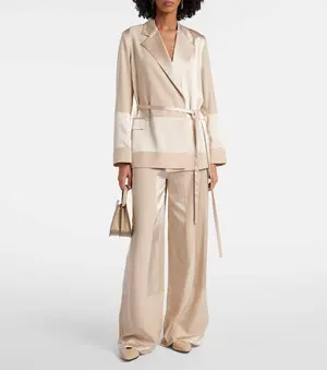 JOSEPH Amelia Silk Satin Jacket