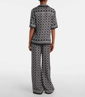 Simkhai Koda Printed Bowling Shirt