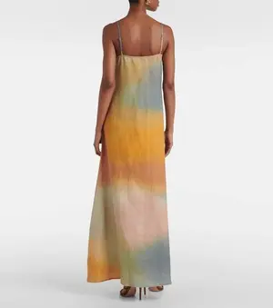 Staud Linen Maxi Dress