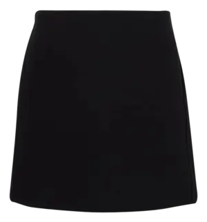 TOTEME Crêpe Miniskirt - Black