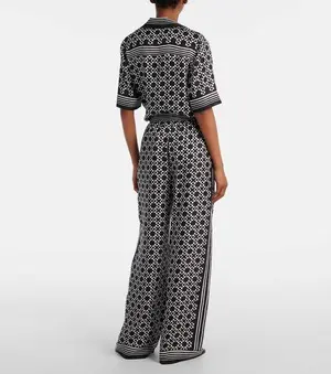 Simkhai Zuna Printed Wide-leg Pants