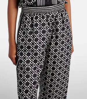 Simkhai Zuna Printed Wide-leg Pants
