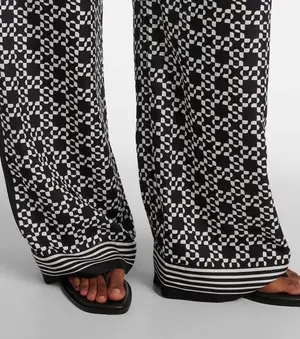 Simkhai Zuna Printed Wide-leg Pants