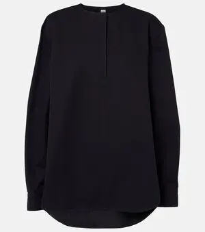 TOTEME Cotton Twill Shirt - Blue