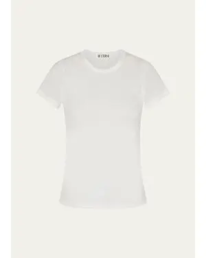 Eterne Fitted Short-sleeve T-shirt - Ivory