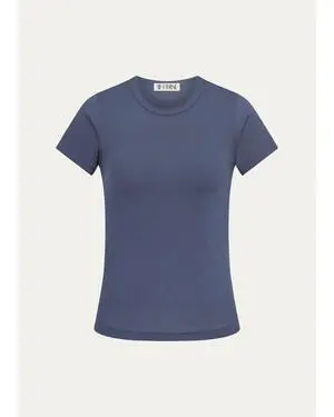 Eterne Fitted Short-sleeve T-shirt - Washed Nav