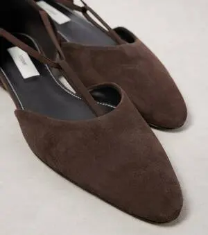 TOTEME Suede Ballet Flats