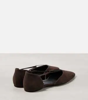 TOTEME Suede Ballet Flats