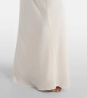Simkhai Reannon Draped Satin Gown