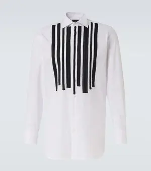 Junya Watanabe X Guy Rover Striped Cotton Shirt
