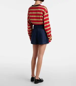 FRAME The Paper Bag Denim Shorts