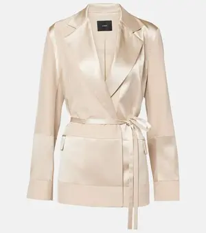 JOSEPH Amelia Silk Satin Jacket