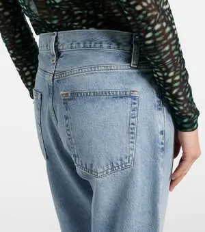 FRAME The Hang High-rise Straight Jeans