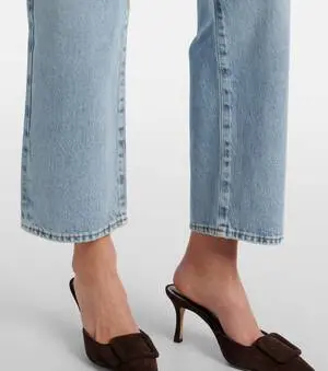 FRAME The Hang High-rise Straight Jeans