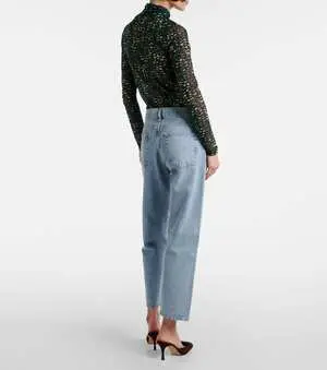 FRAME The Hang High-rise Straight Jeans