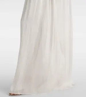 Costarellos Charmain Ruffled Gown