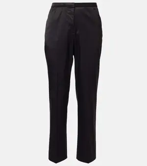TOTEME Cotton-blend Straight Trousers