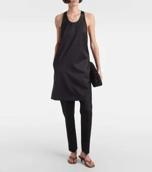 TOTEME Cotton-blend Straight Trousers