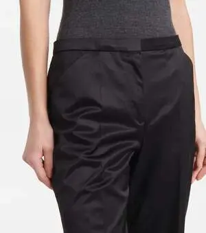 TOTEME Cotton-blend Straight Trousers