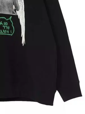 Undercover Illustration-print Sweatshirt - Black