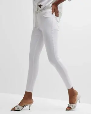 L & APOS;AGENCE L'agence Marguerite High-rise Skinny Jeans - Blanc