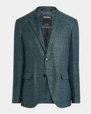 Zegna Notched Lapel Outerwear For Men