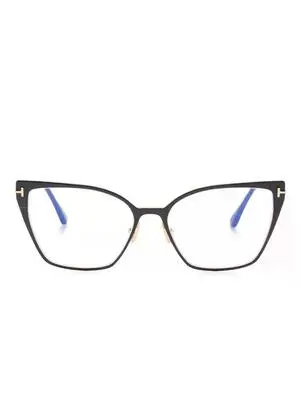TOM FORD Butterfly-frame Glasses - Black