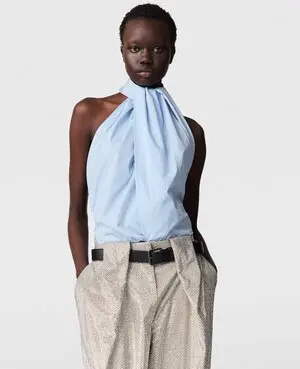 Stella McCartney Halterneck Paneled Top