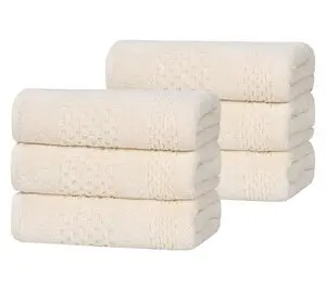 SUPERIOR 6-piece Playa Zero Twist Cotton Solid And Towel Set