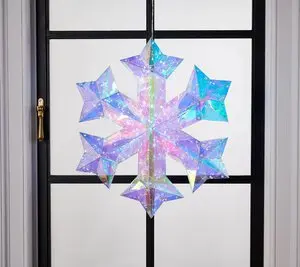 FIERCE HOME As Is Indoor/outdoor17'iridescent Led Snowflake - One-color