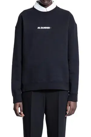 JIL SANDER Jil Sander Crewneck Sweatshirt - Black