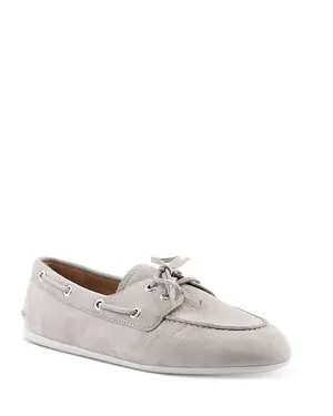 Sperry Slimboat Boat Shoes - Light Grey